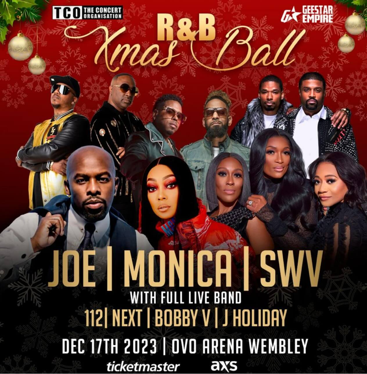 EVENT | RNB XMAS BALL WITH JOE, MONICA, SWV, 112, NEXT, BOBBY V & J ...