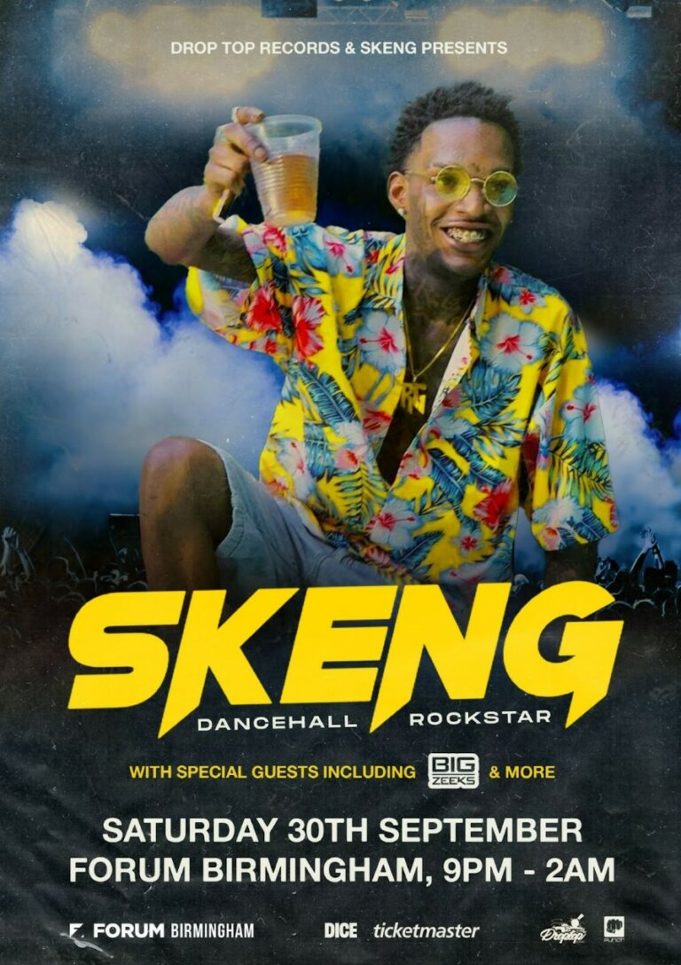 EVENT | SKENG TO PLAY ONE-OFF SHOW IN BIRMINGHAM THIS MONTH - I Am Hip ...